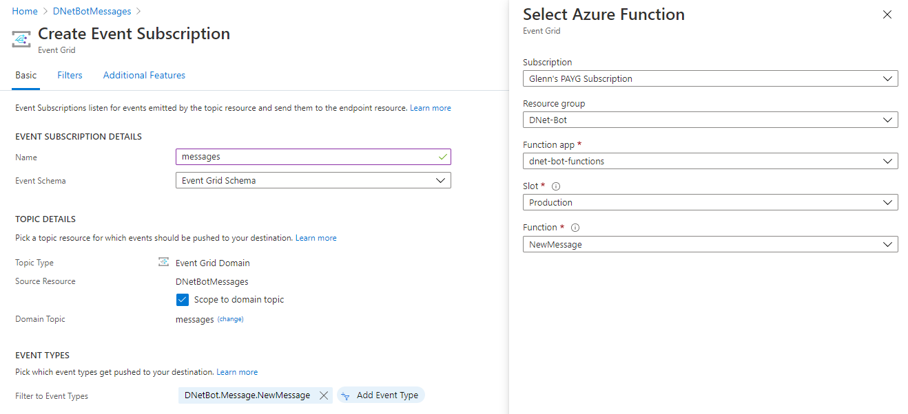 Discord Bot Part 4 Using Event Grid