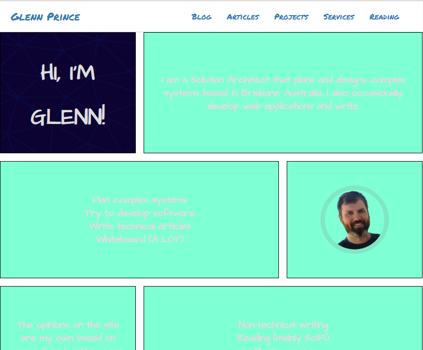 Pure CSS Navbar, Flex and Grids